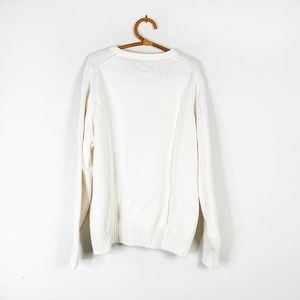 Akoo | Sweaters | Akoo White Fancy Fox Screen Print Sweater Plus Size ...